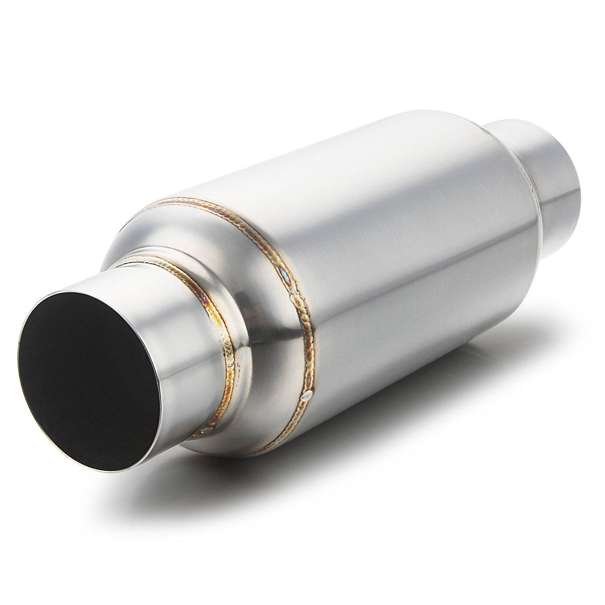 2.5" inlet&outlet Universal Resonator 11.5" Long Performance Muffler ...